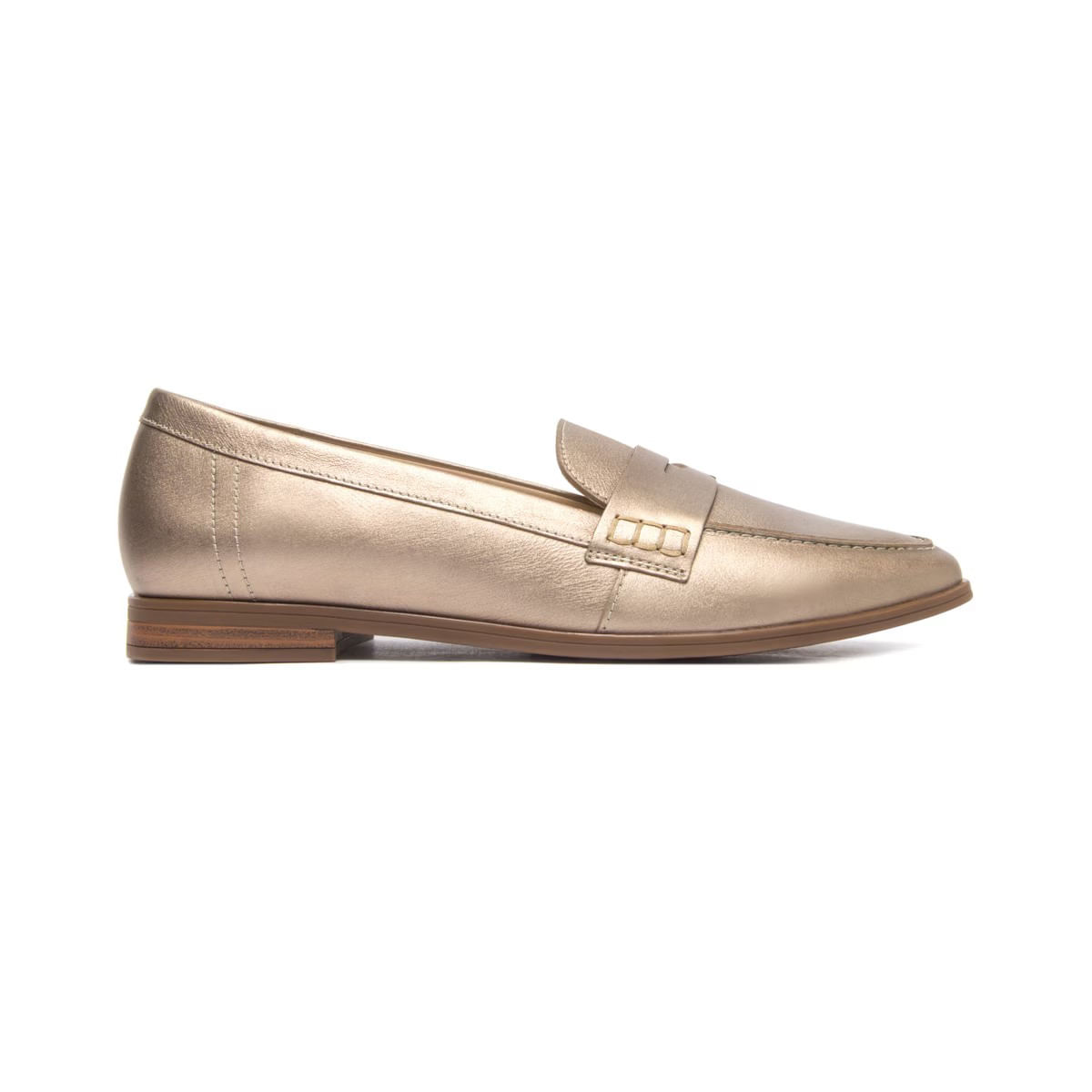 Mocasín Casual Para Dama Flexi Dorado 126606 - La Marina