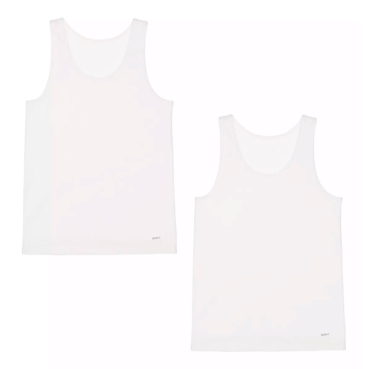 Set De Playera Interior Para Niño 2 Pack Skiny Blanco 73475 - La Marina