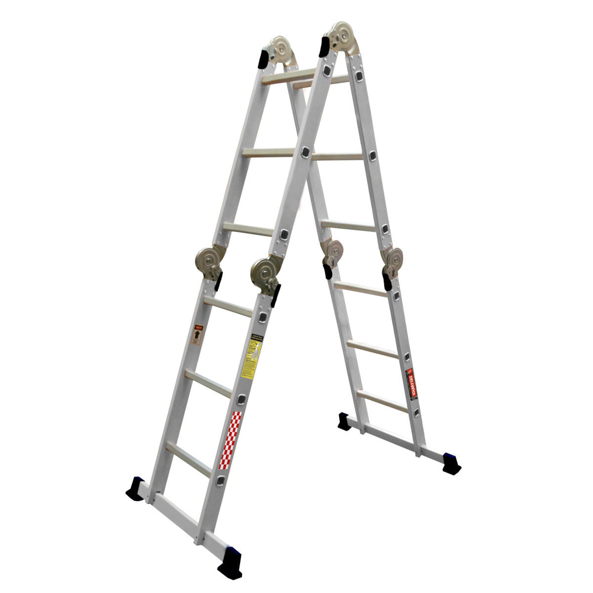 Escalera multiposiciones peldaños 3.47 mts 12 escalones 706756e - La ...