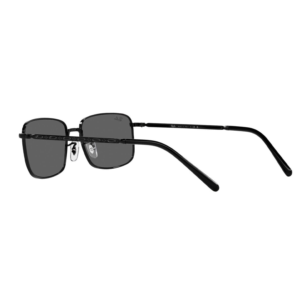 Lentes solares unisex Ray Ban rectangular black rb3717 - La Marina