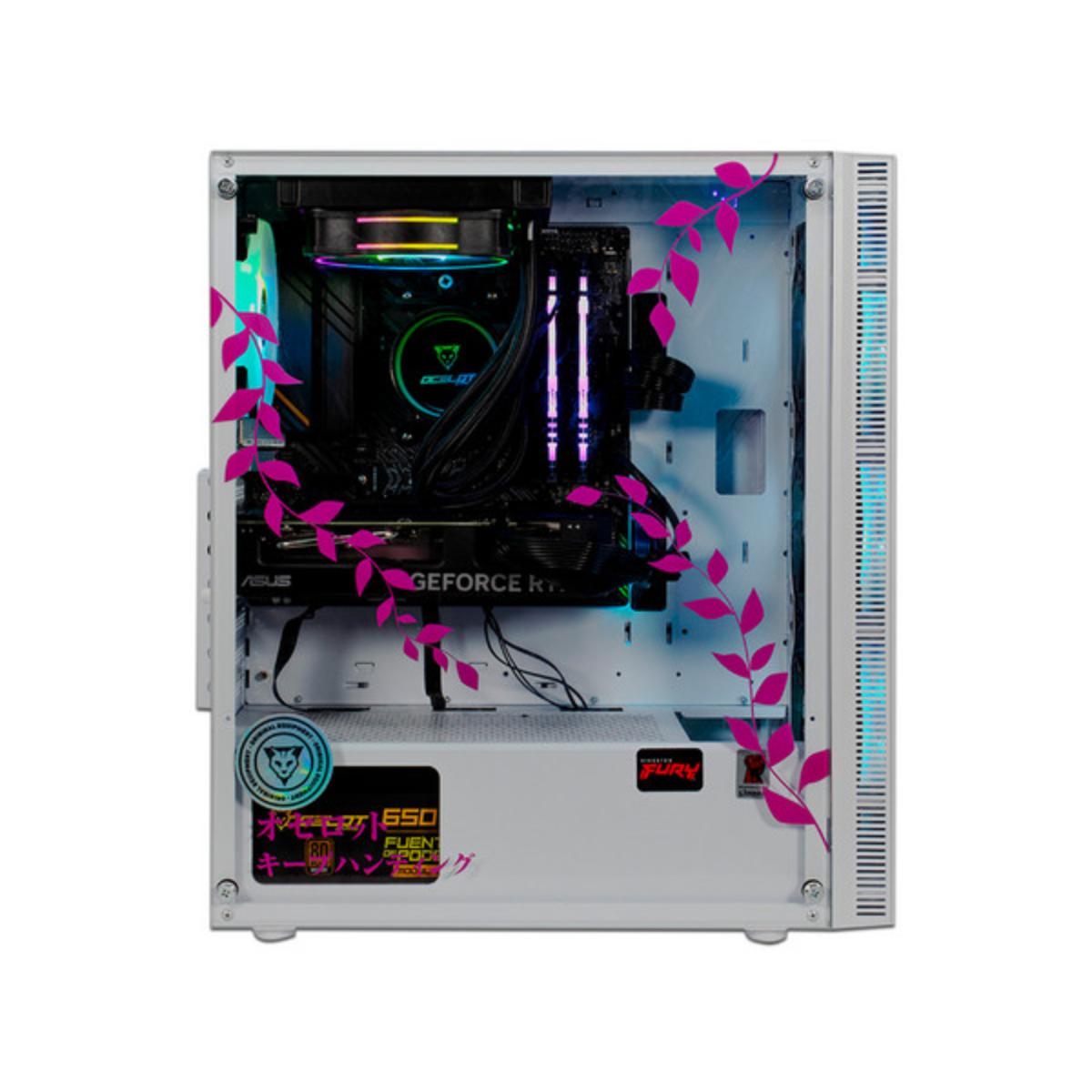 PC Gamer Ocelot Blanca Hanami