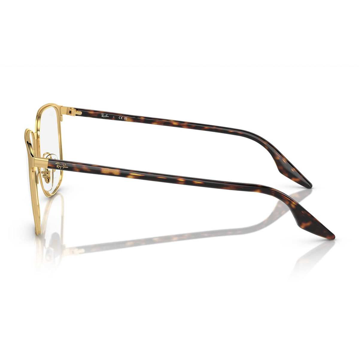 Lentes oftálmicos para dama Ray Ban square brushed arista 0rx6512 2860 54