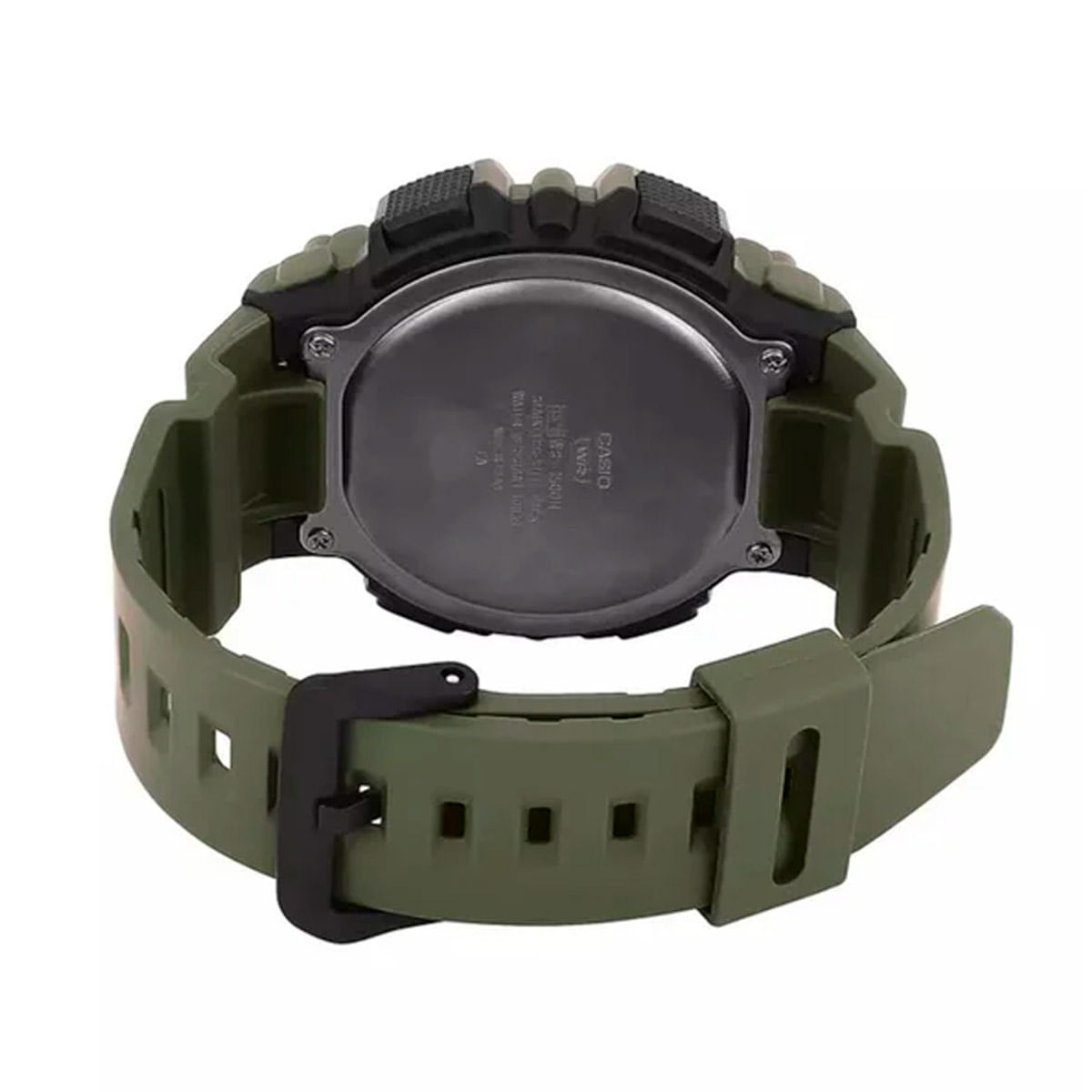 Reloj juvenil para caballero Casio verde ws-1500h-3bvcf - La Marina ...