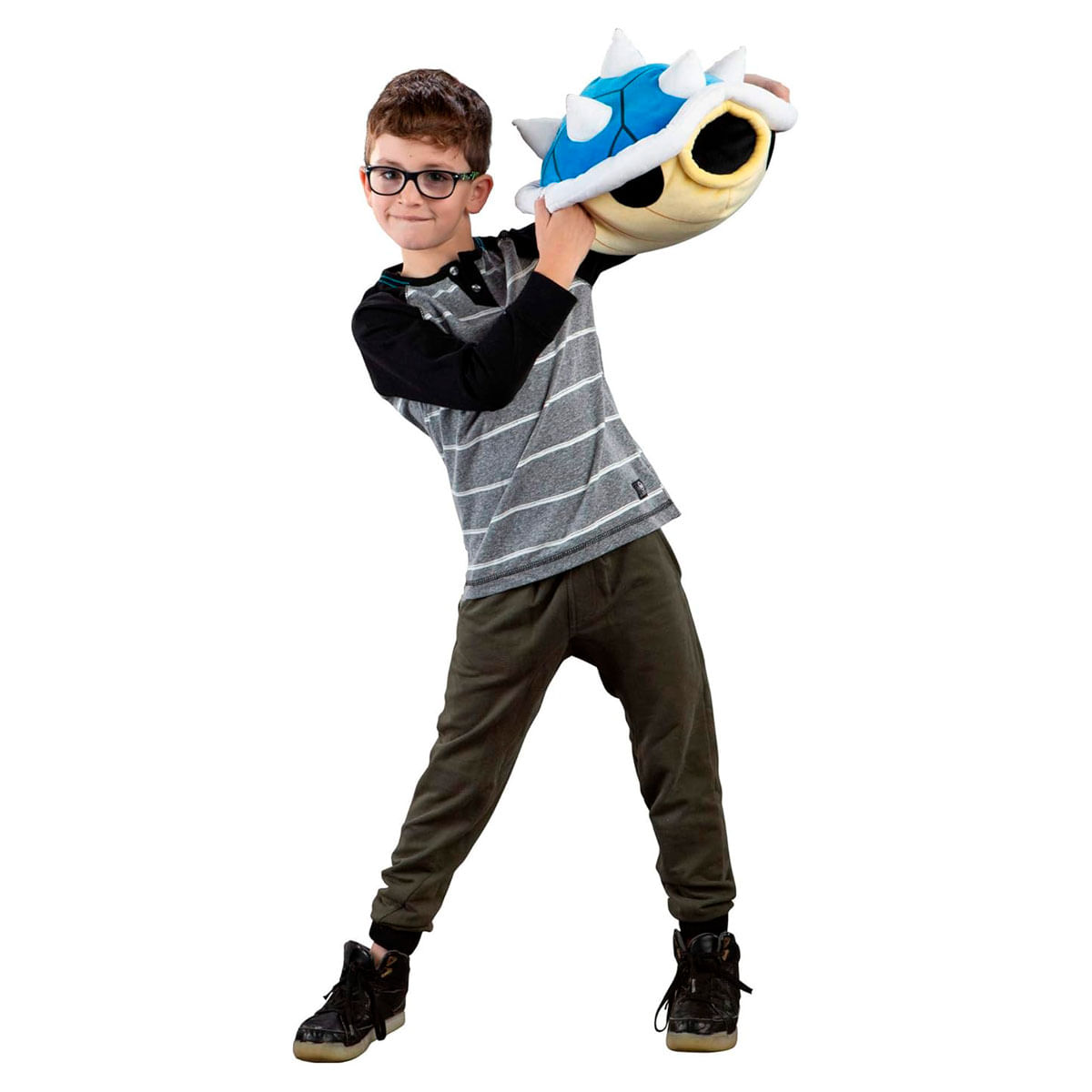 Peluche De Caparazón Mario Kart Tomy Azul T12956B