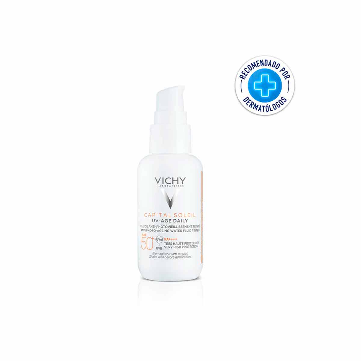 Bloqueador solar facial Vichy capital soleil UV-age FPS 50+ VIC ...