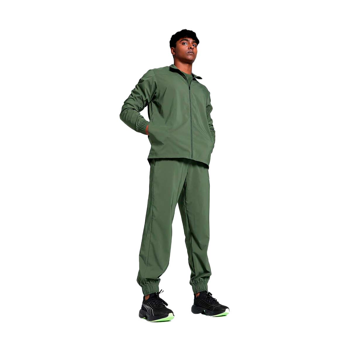 Conjunto deportivo para caballero Puma verde 525968 81 - La Marina ...