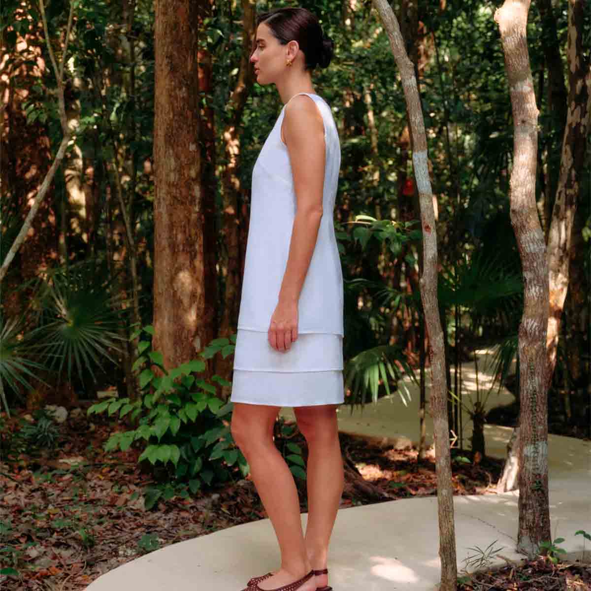 Vestido Abito blanco para dama kent - La Marina Tienda en línea