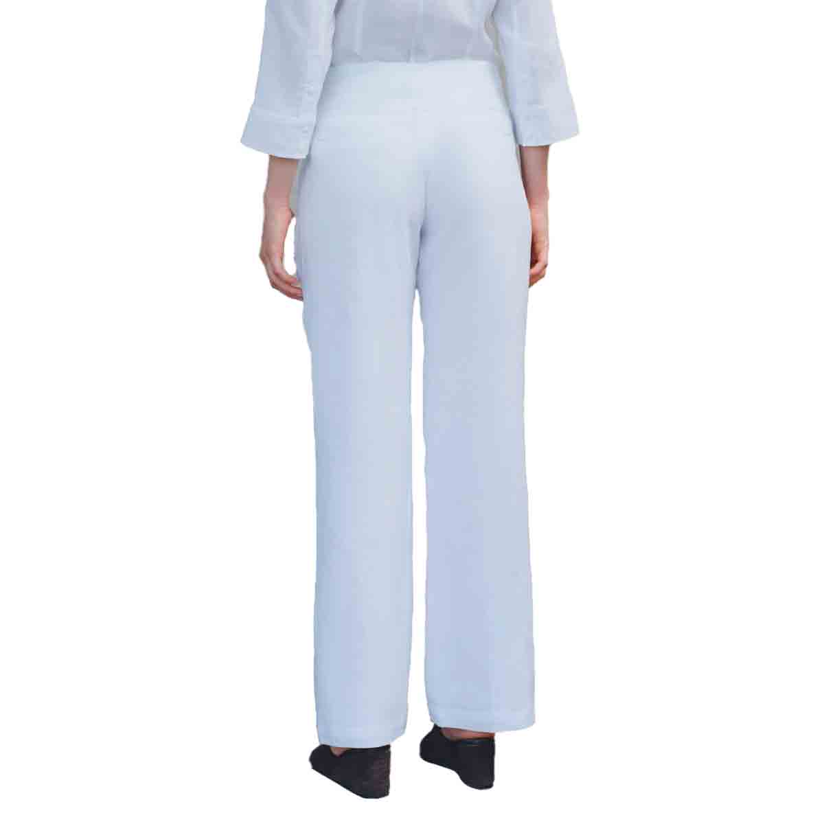 Pantalón casual para dama Abito blanco cabiz - La Marina Tienda en línea