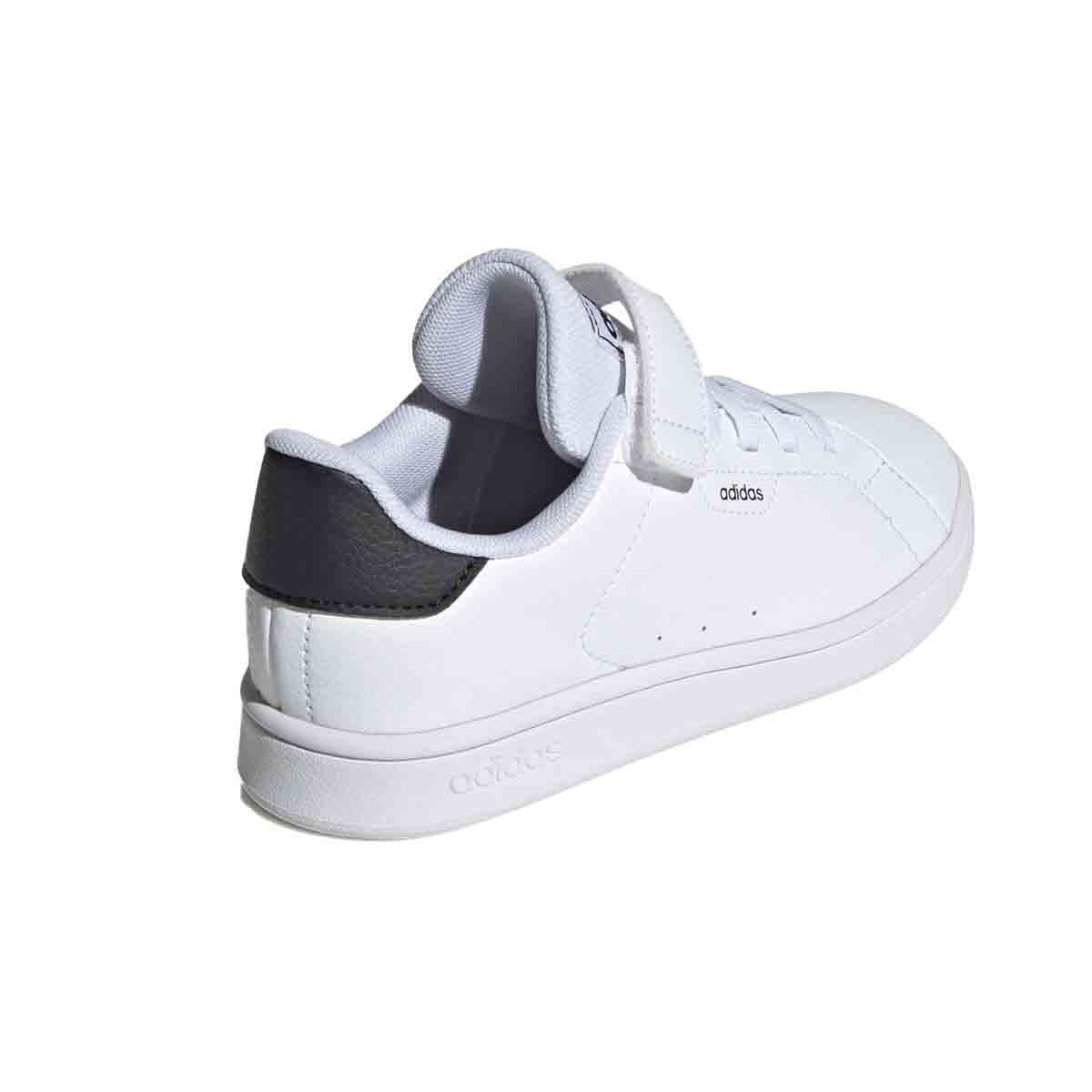 Tenis casual para niño Adidas blanco JQ2381