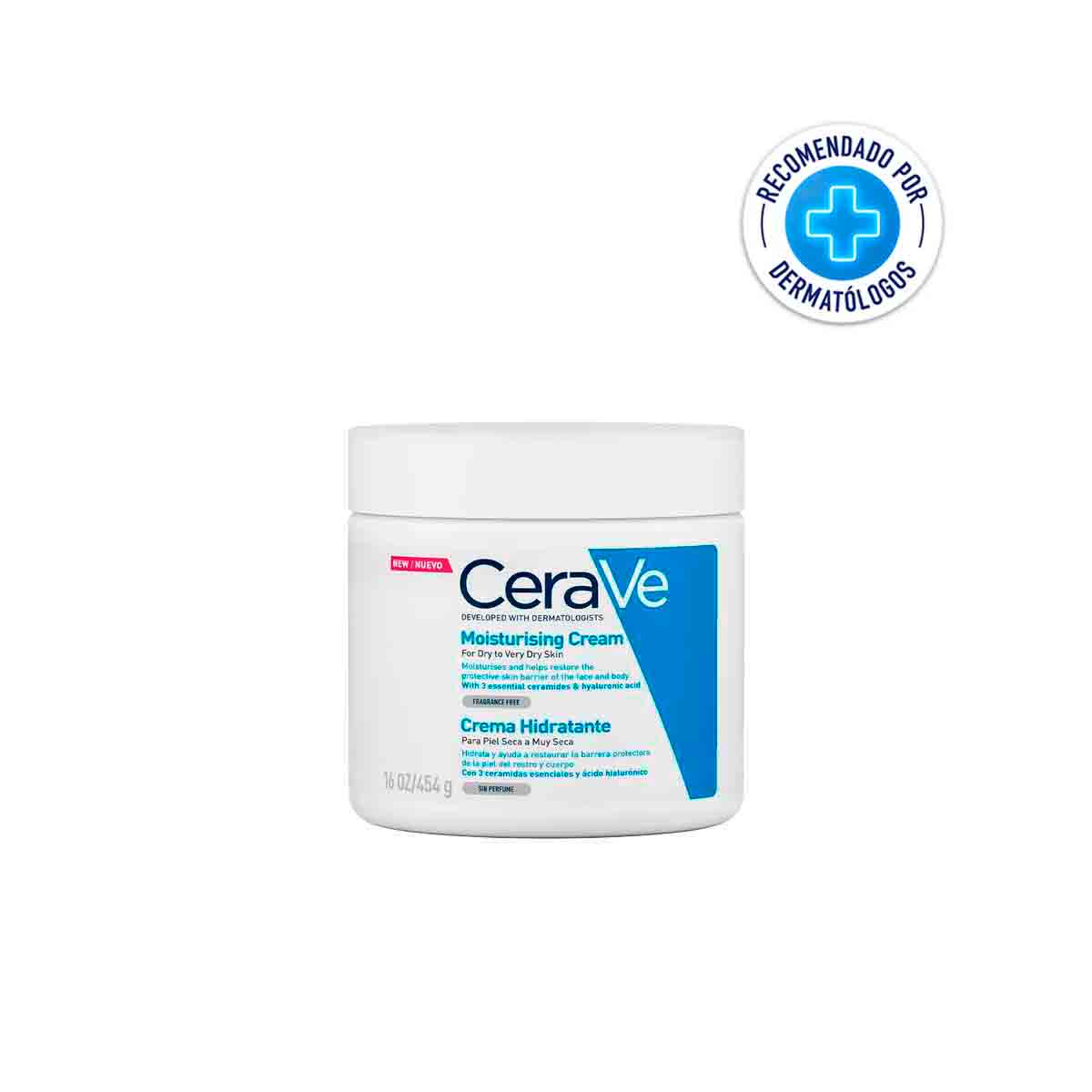 Crema hidratante de rostro y cuerpo Cerave MB101600 - La Marina Tienda ...