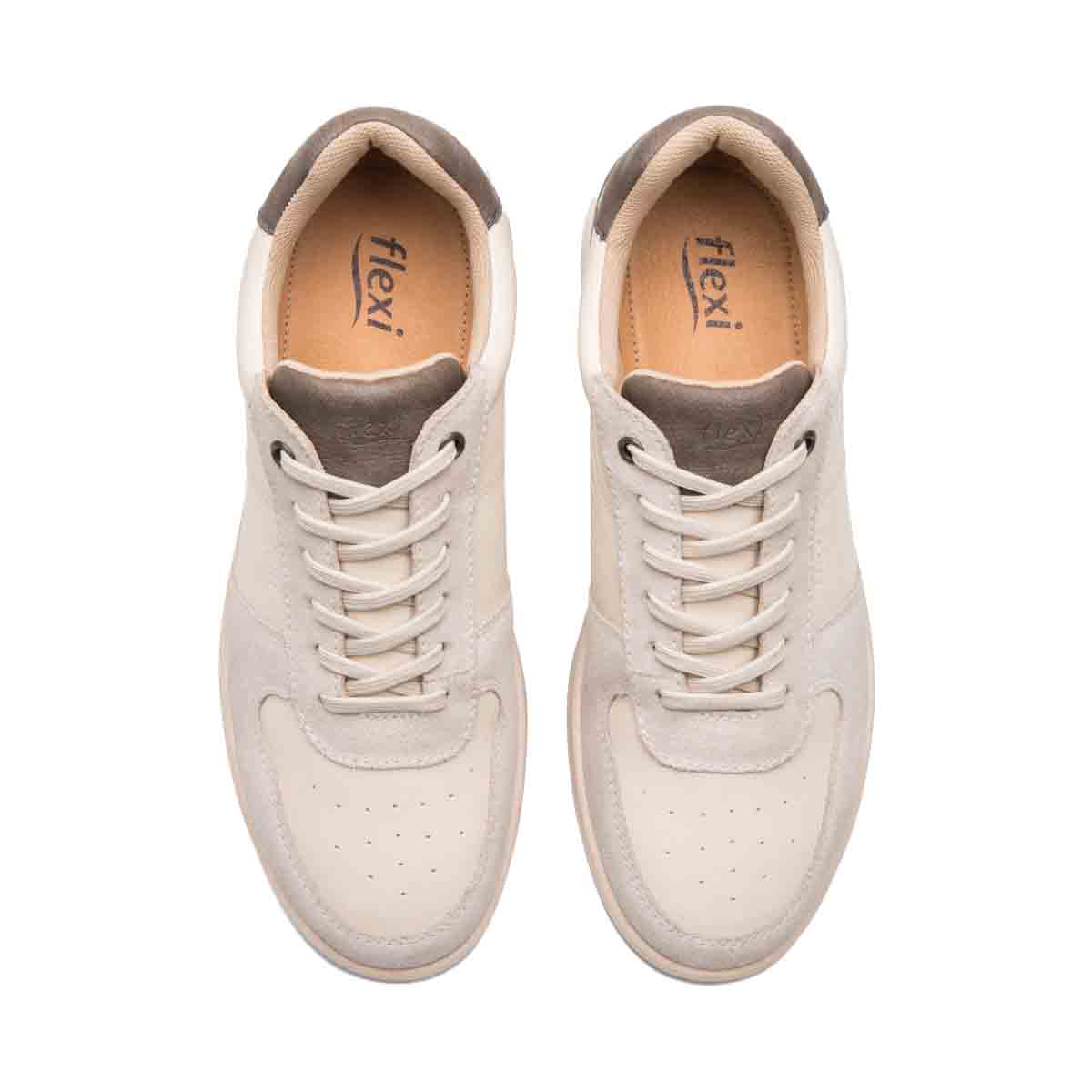 Tenis urbano para caballero Flexi beige 419801