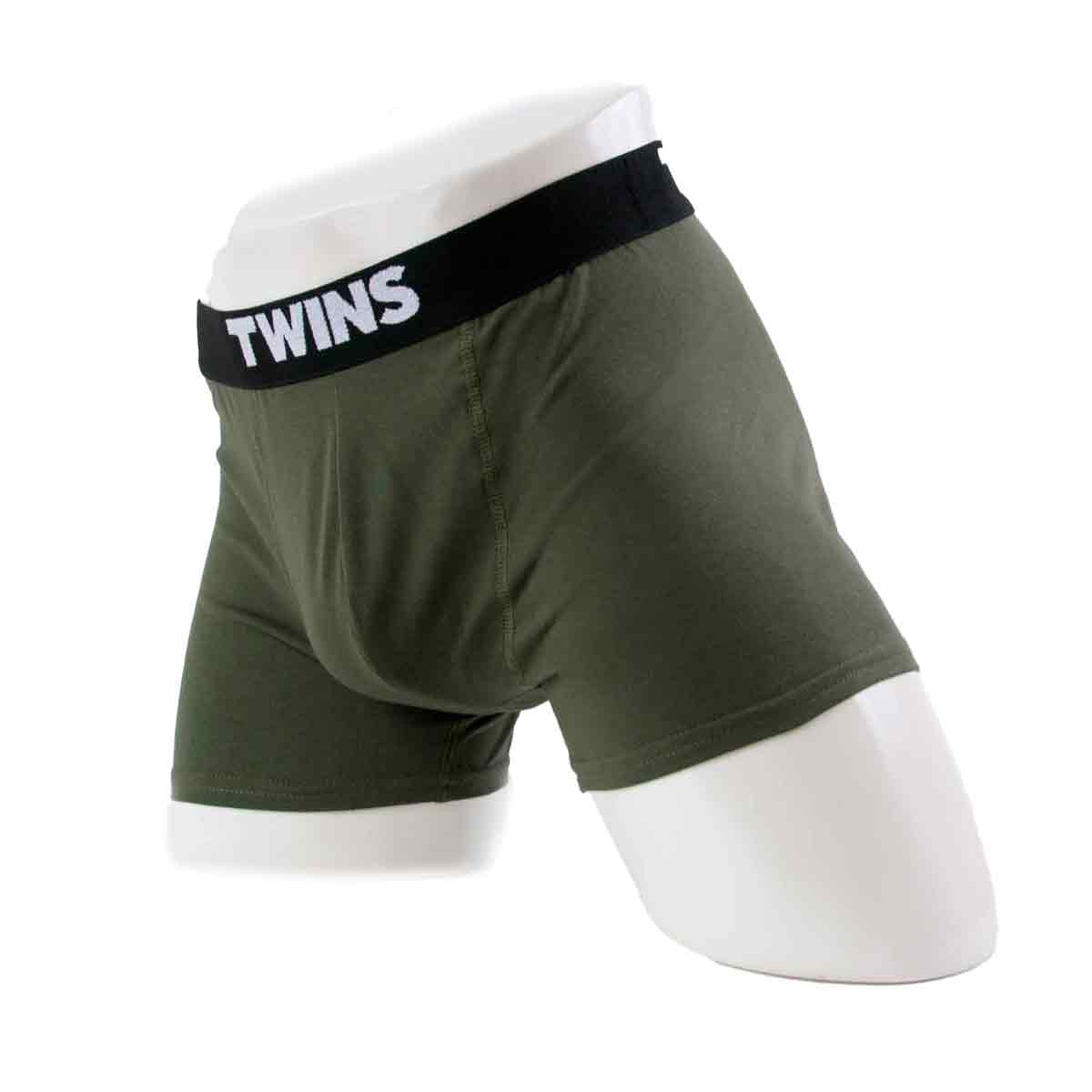 Bóxer Twins verde para caballero mbk0629 - La Marina Tienda en línea