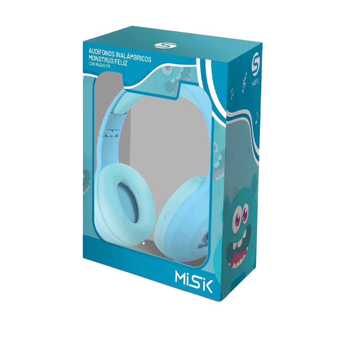 Audífonos bluetooth Misik azul mh635 - La Marina Tienda en línea