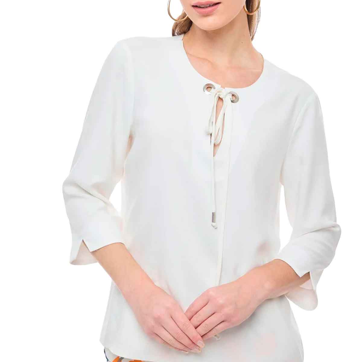 Blusa Alexis blanco para dama 48250406 - La Marina Tienda en línea