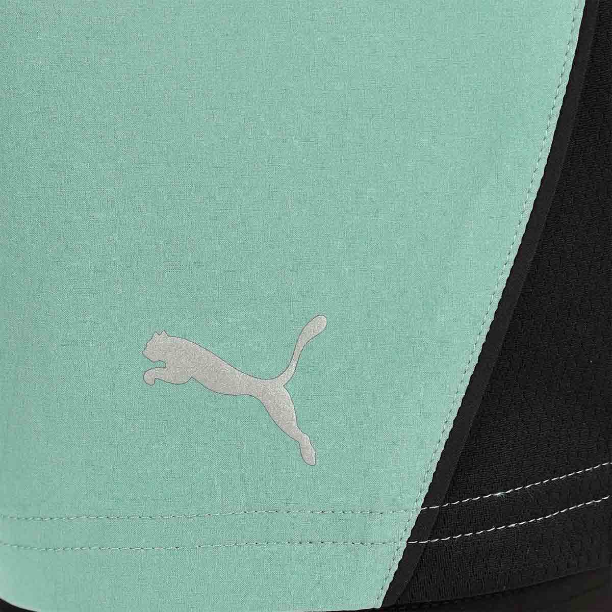 Short deportivo Puma verde para caballero 526608 30 - La Marina Tienda ...