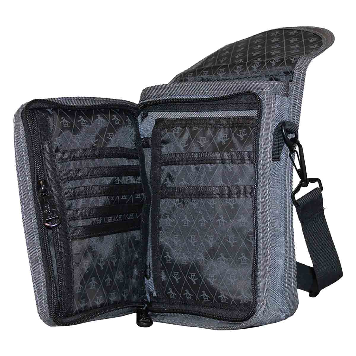 Mariconera Original Penguin para caballero gris n94-0051-4 - La Marina Tienda en línea