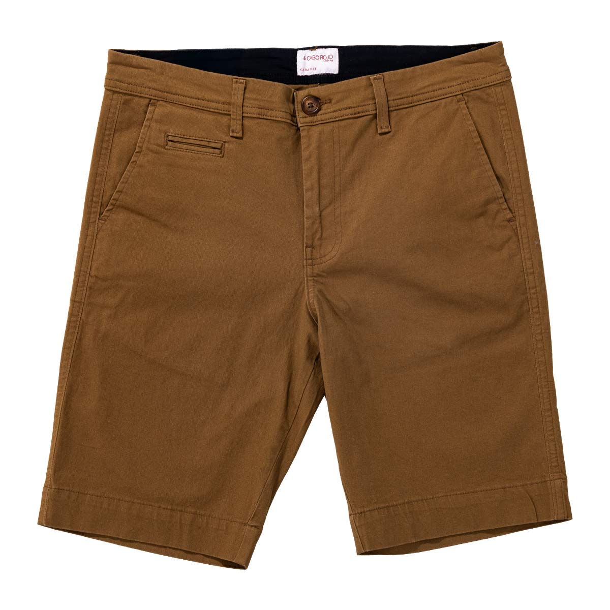 Bermuda Cabo Rojo café para caballero 1901 BGSF - La Marina Tienda en línea