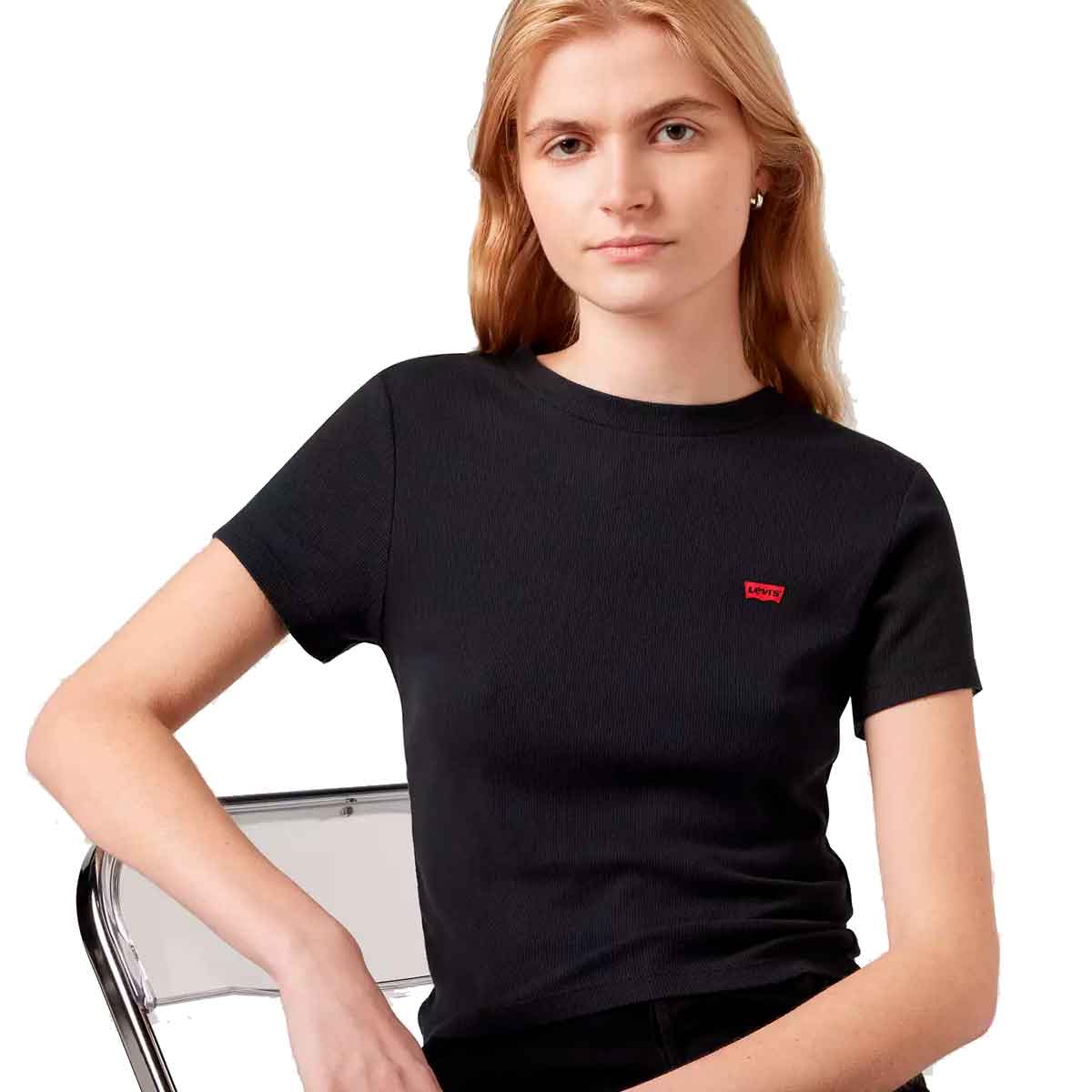 Playera Levi's negro para dama A7419-0014 - La Marina Tienda en línea