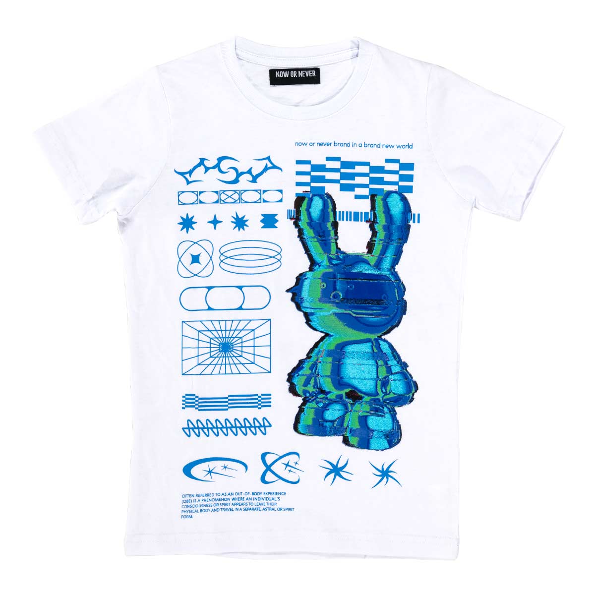Playera Now Or Never blanco para joven 321568-002 - La Marina Tienda en ...