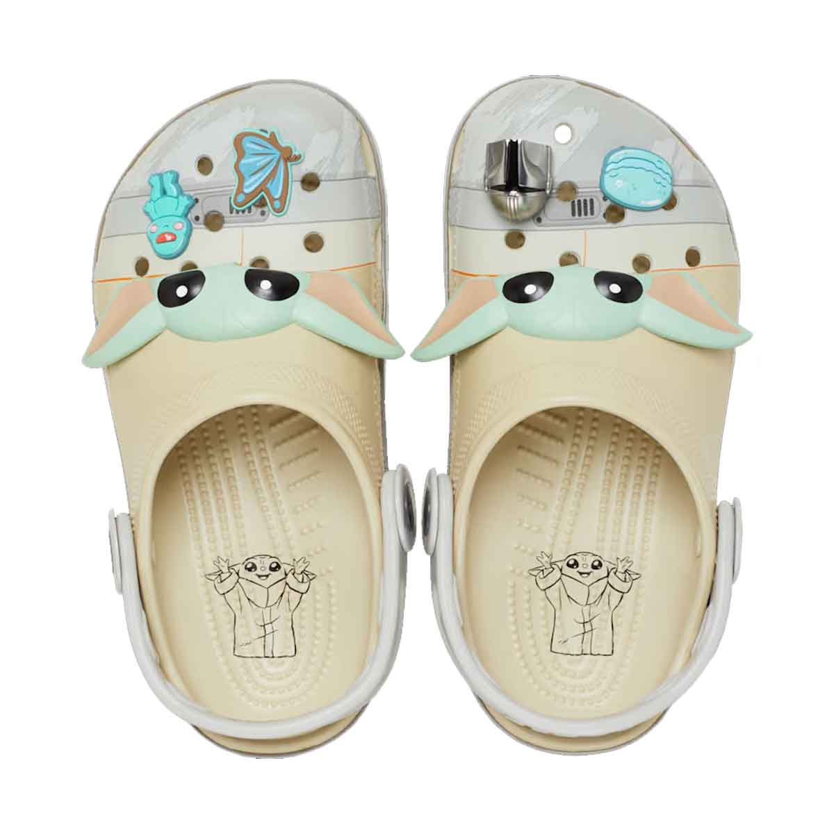 Sandalia Crocs beige para joven 209494-2Y2 - La Marina Tienda en línea