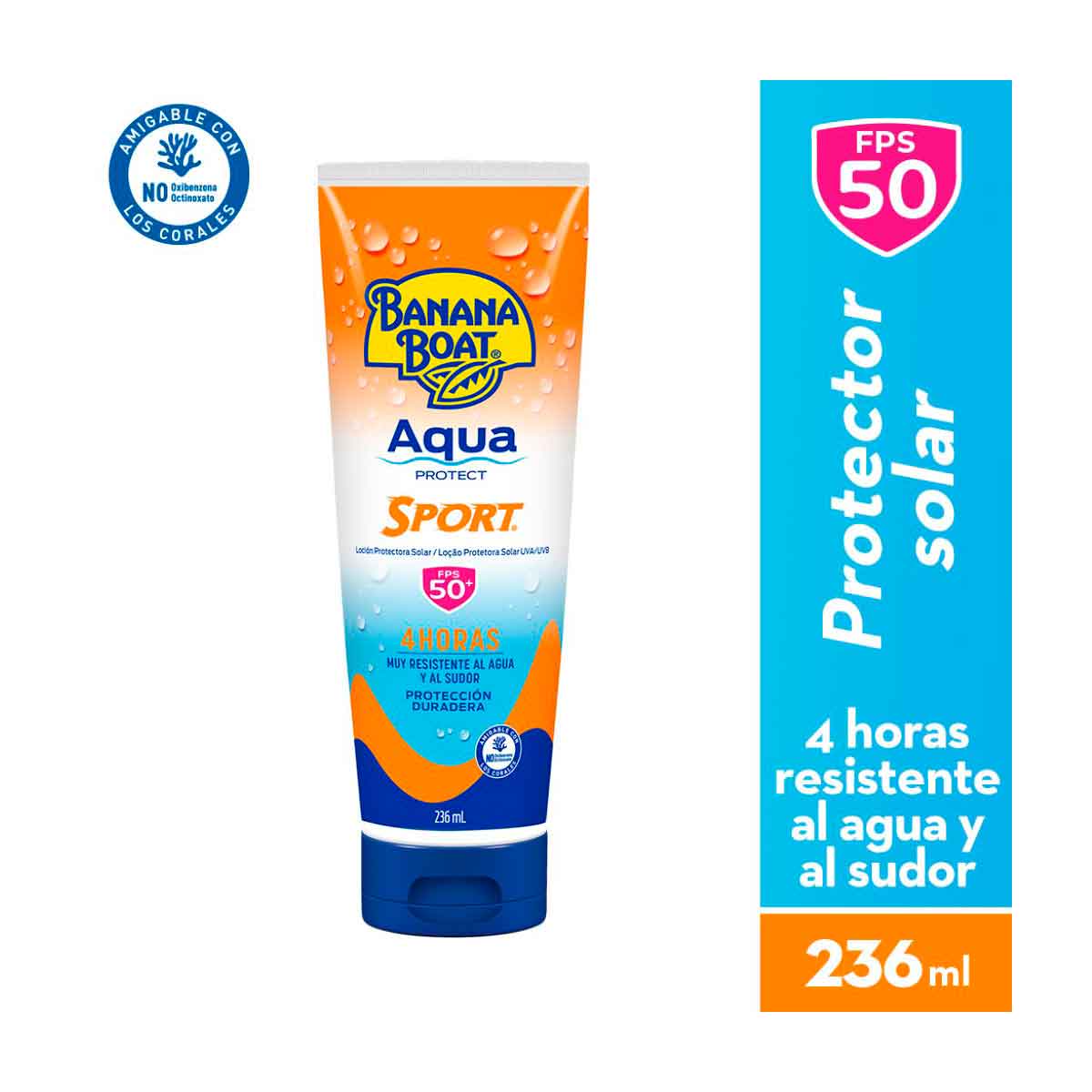 Bloqueador solar corporal Banana Boat aqua protect sport BB-17 - La ...