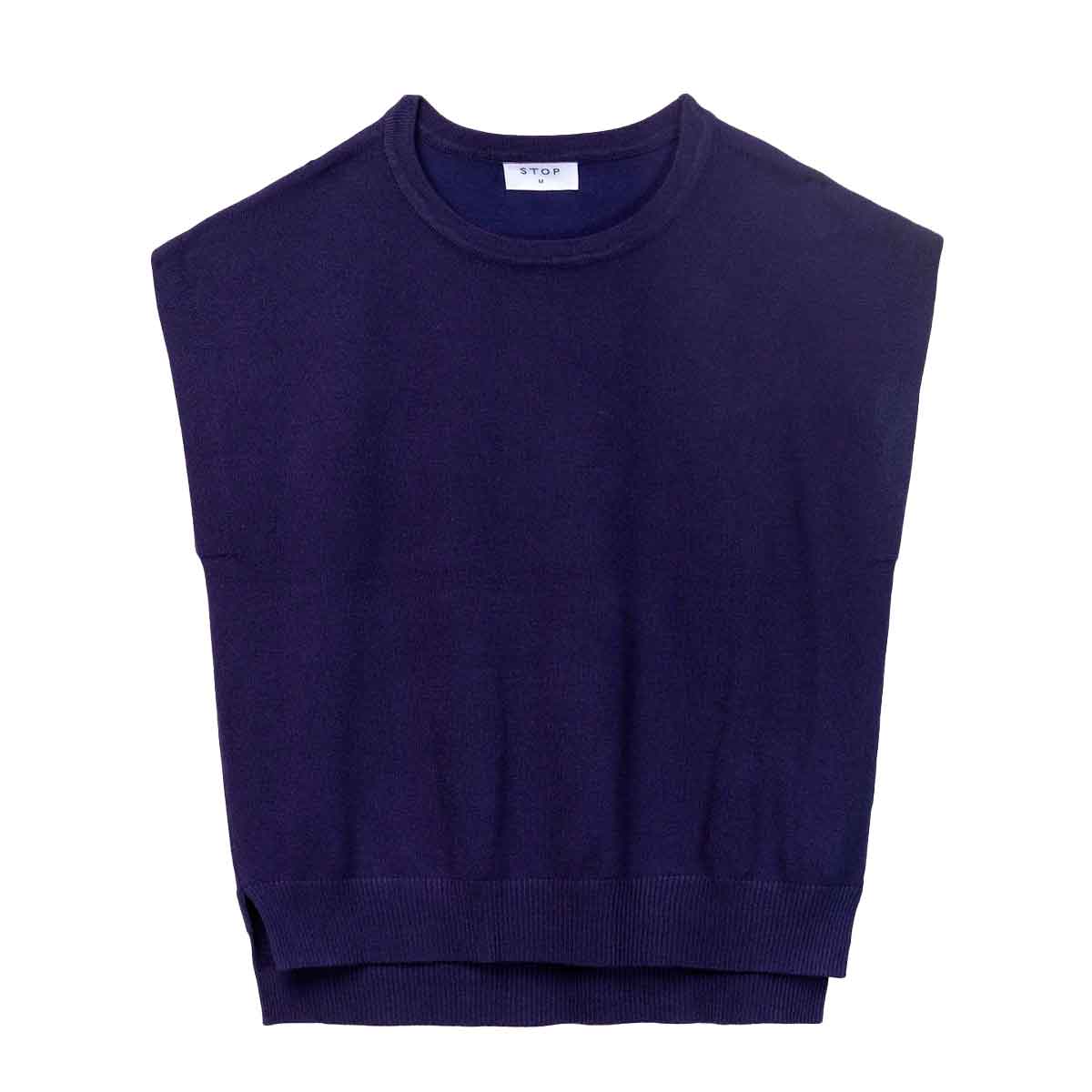 Blusa Stop azul para dama 27929 - La Marina Tienda en línea