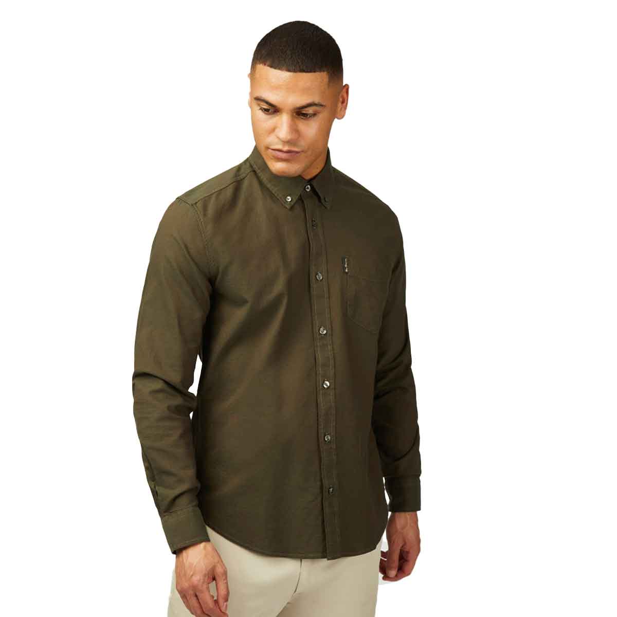 Camisa Ben Sherman verde para caballero 1012345 - La Marina Tienda en línea