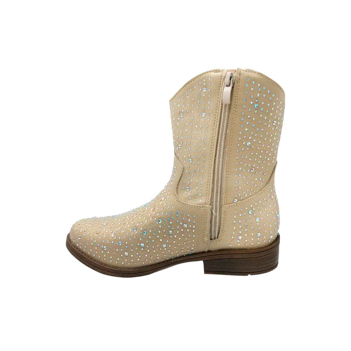 Bota vaquera Tropicana dorado para niña TR990012ST - La Marina Tienda ...