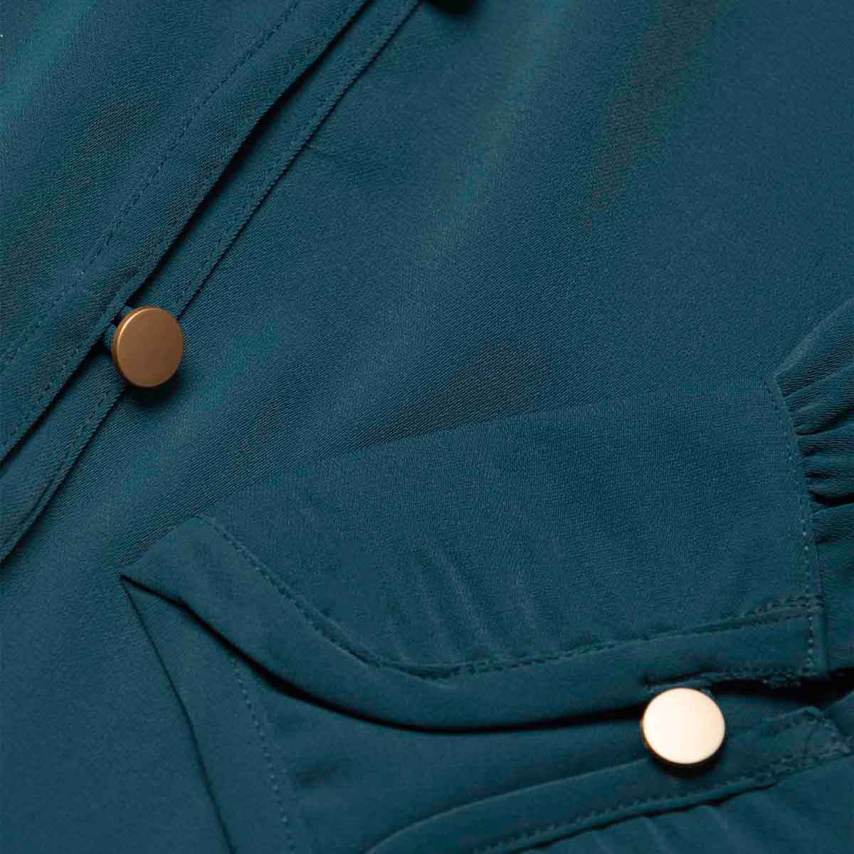 Blusa Stop azul para dama 28007 - La Marina Tienda en línea