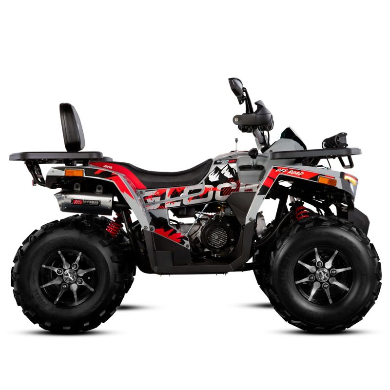 Cuatrimoto automática MB rojo glock 200 CC 2026