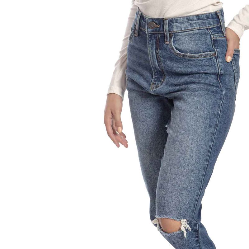 Pantalón de mezclilla Balam azul para dama BL7288 - La Marina Tienda en ...