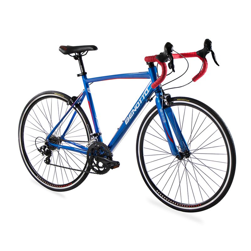 Bicicleta Benotto Ruta 590 R700 Aluminio 14V. Azul Metalico