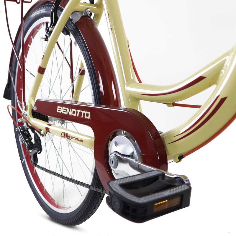 Bicicleta City Benotto R26 Aluminio CITY BIKE 7V. Crema Mujer - La Marina Tienda en línea