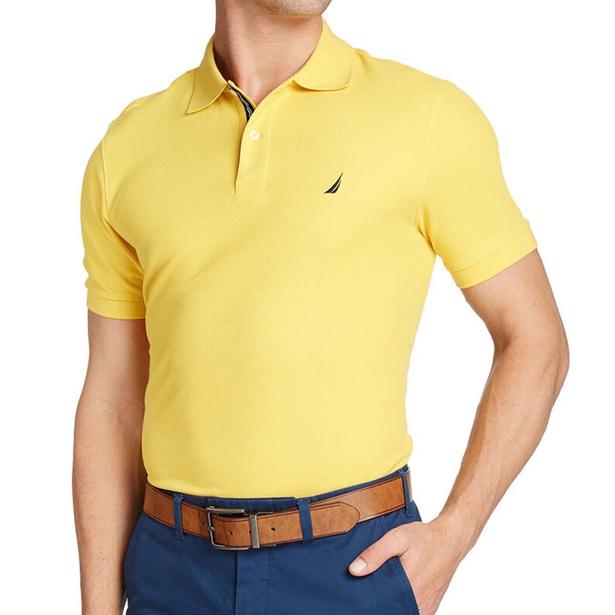 Playera Tipo Polo Para Caballero Nautica Amarillo K81000-7MF - La ...