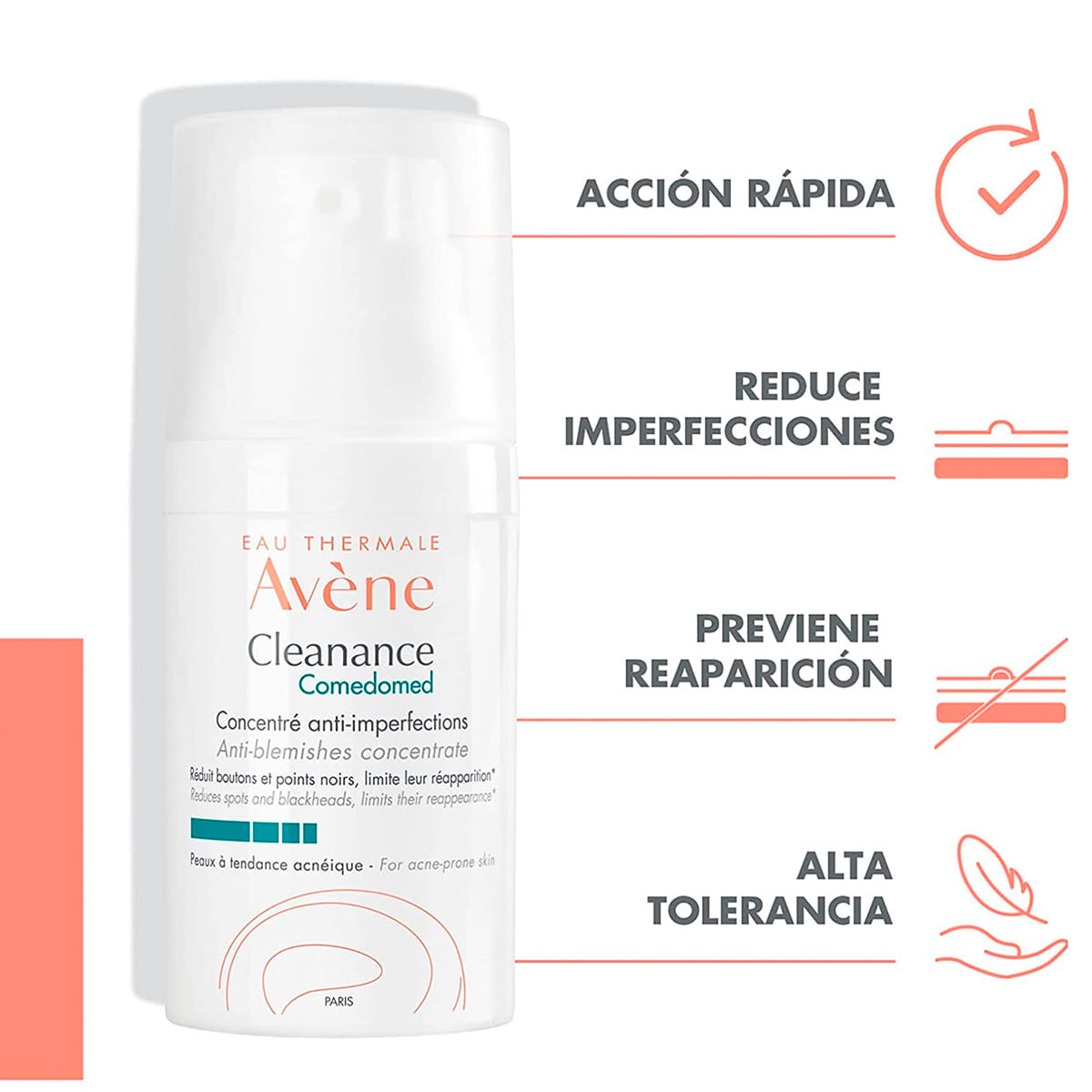 Tratamiento Avène cleanance comedomed concentrado anti-imperfecciones ...