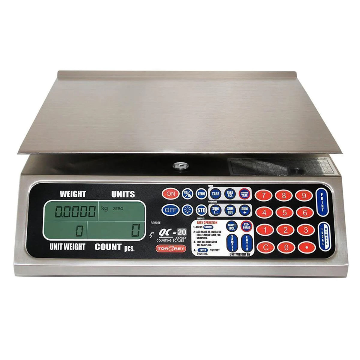 Báscula contadora Torrey memoria 50 productos 20kg acero inoxidable qc20