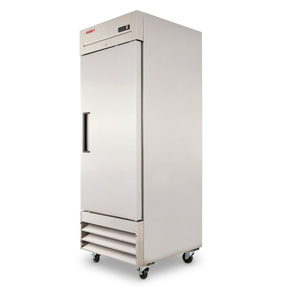 Refrigerador vertical Torrey puerta solida 23 pies acero inoxidable ...
