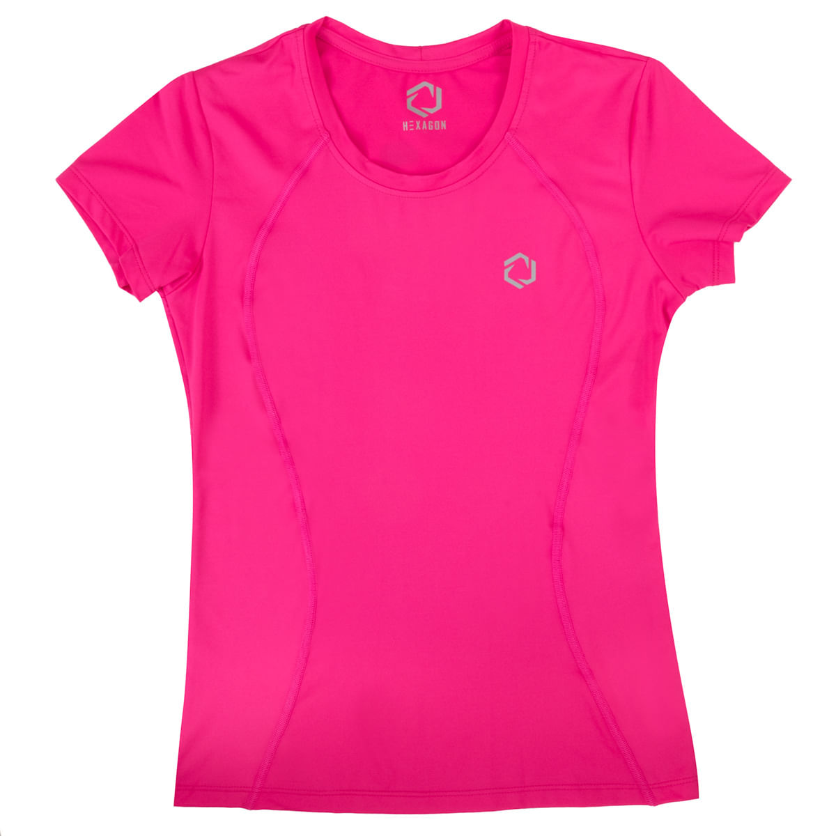 Playera deportiva Hexagon rosa para dama b02-ros - La Marina Tienda en ...