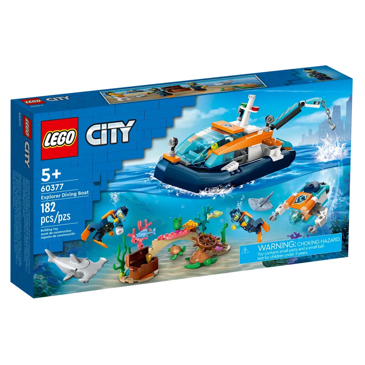 Armables para niños Lego barco de exploración submarina 60377 - La ...