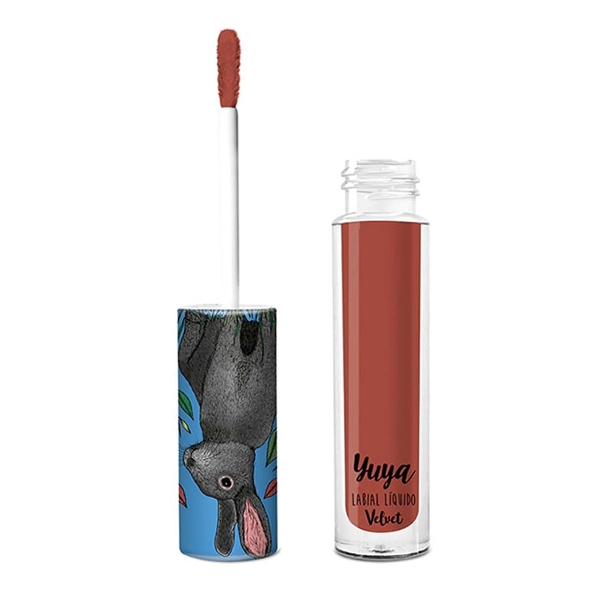 Labial liquido Yuya rojo ladrillo y-g16 - La Marina Tienda en línea