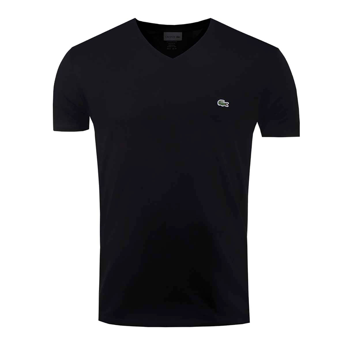 Playera Lacoste negro para caballero TH6710-031 - La Marina Tienda en línea