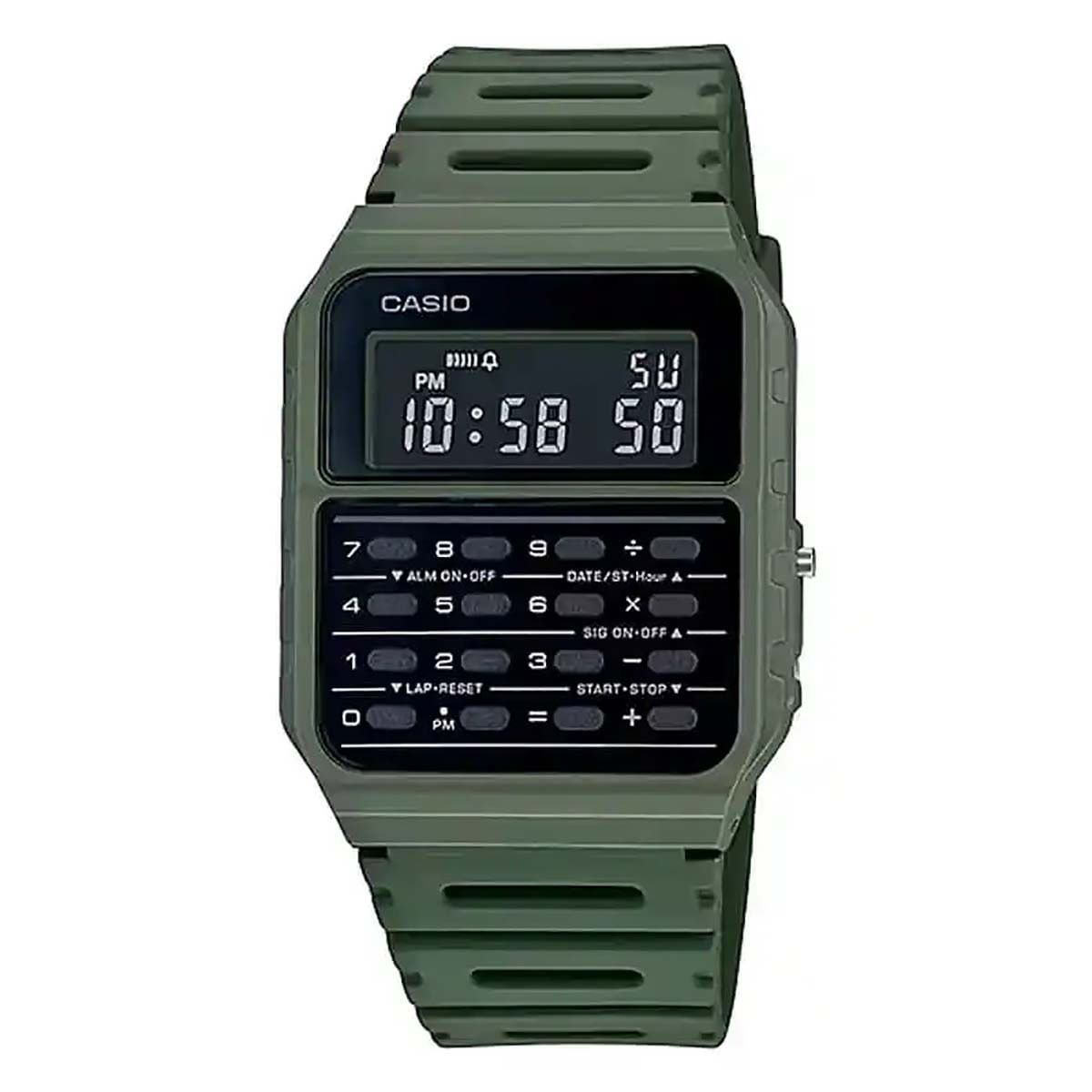 Reloj Casio verde unisex CA-53WF-3BCF - La Marina Tienda en línea