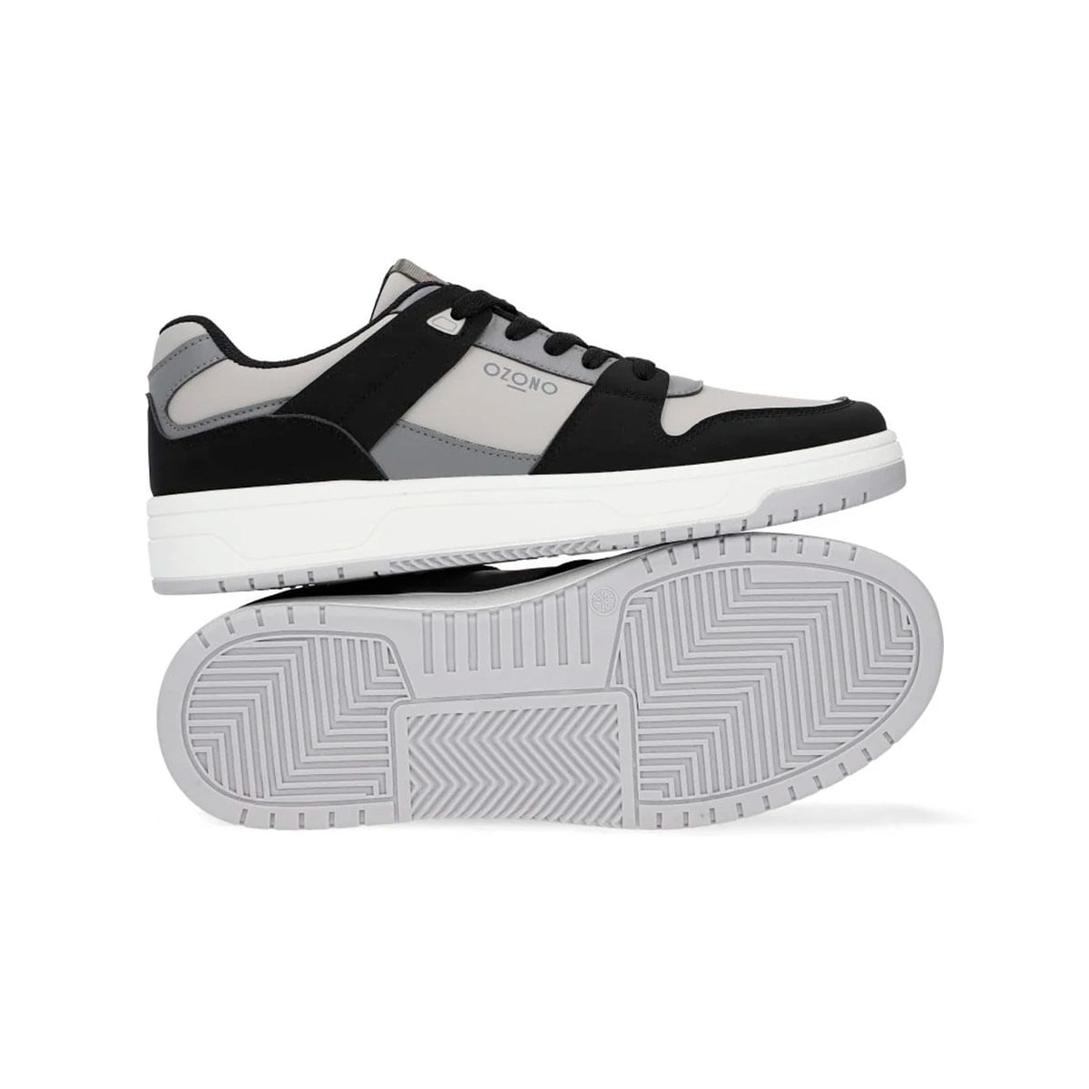 Tenis Choclo Para Caballero Capa De Ozono Gris 609201