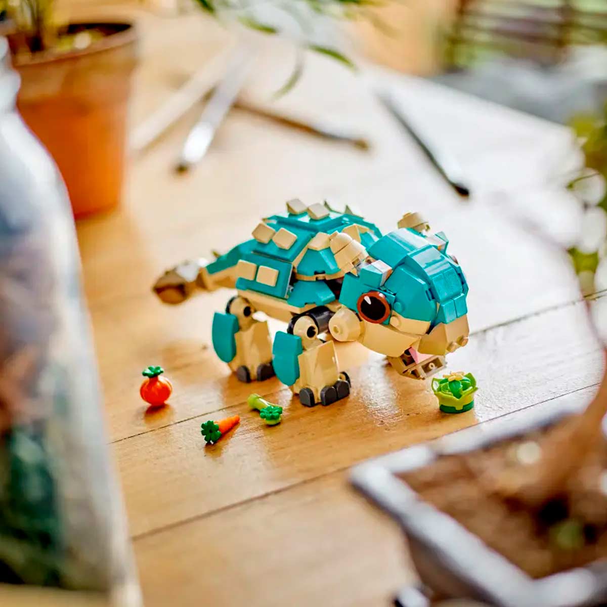 Set bumpy bebé ankylosaurus armable Lego multicolor 76962 - La Marina ...